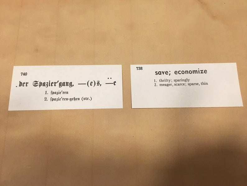 Vintage German Language Cards Ephemera Journal Embellishments ...