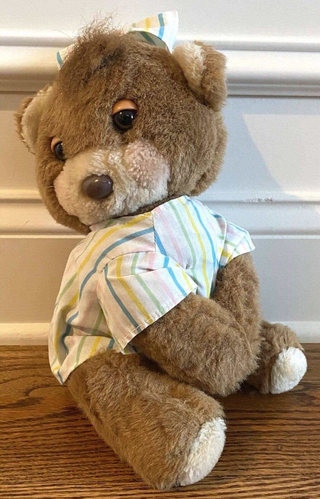 Vintage 1989 Applause Teddy Beddy Bedtime Bear Wind-up Musical Plush ...
