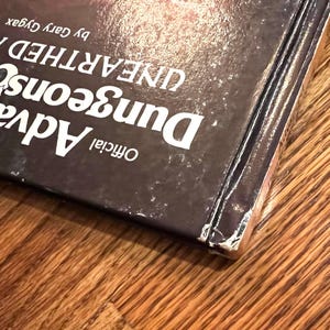 Advanced Dungeons and Dragons D and D Unearthed Arcana 2017 Gygax 1985 TSR - Etsy