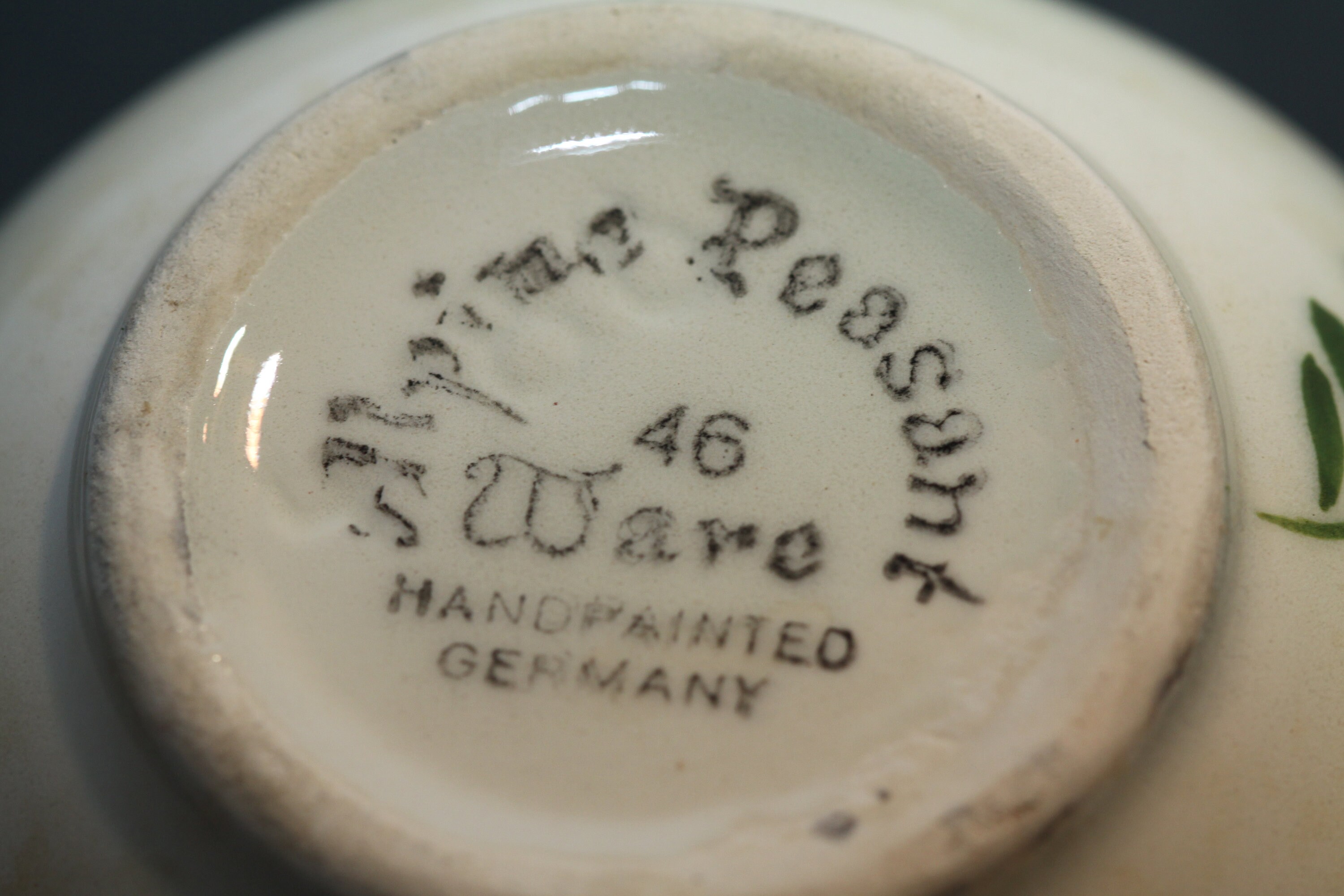 Alpine Peasant Ware Teapot & Creamer Germany Hand Painted - Etsy 日本