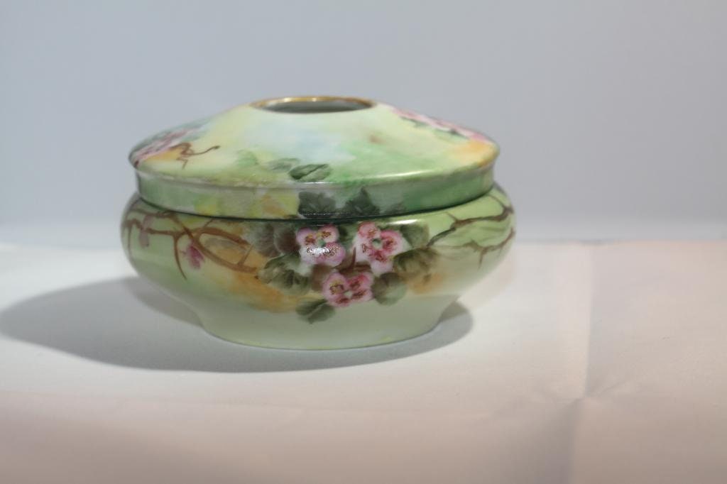 Porcelain Victorian Hair Receiver - Signed "mb" - Etsy