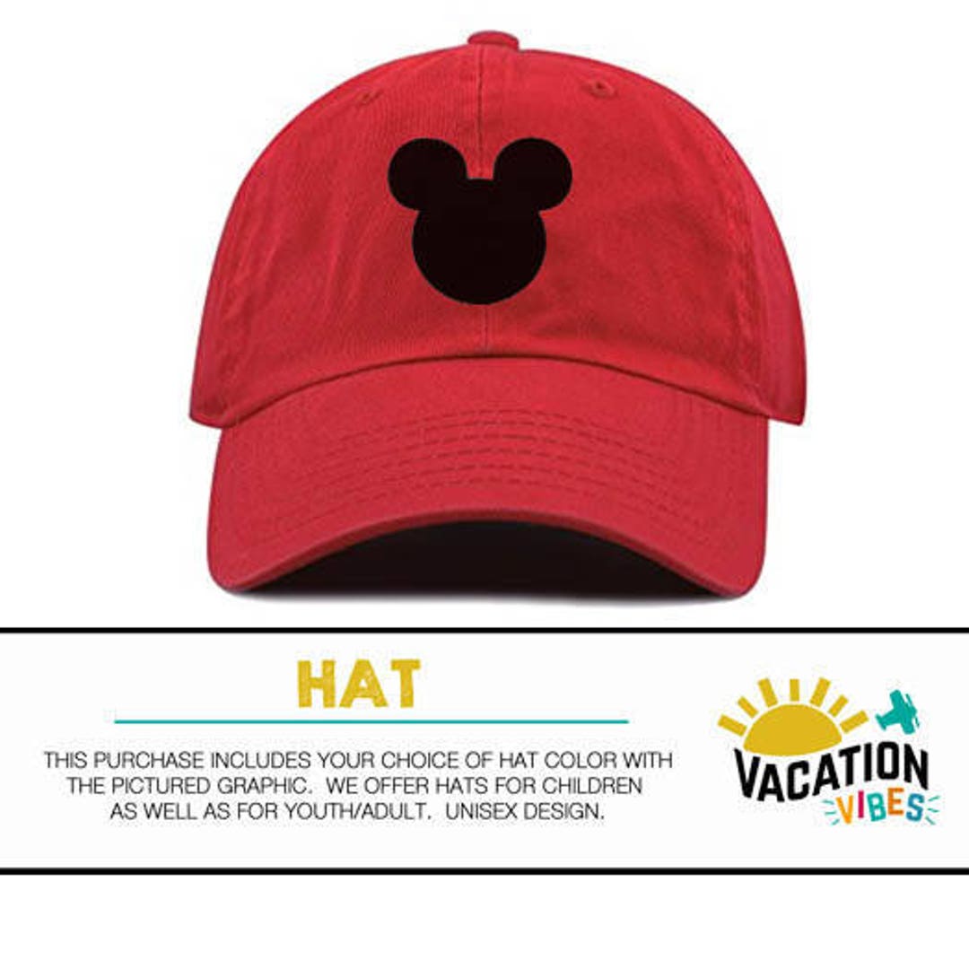Mickey Head Disney Hat Toddler Boy or Girl Kids Disneyland Hat Mickey ...