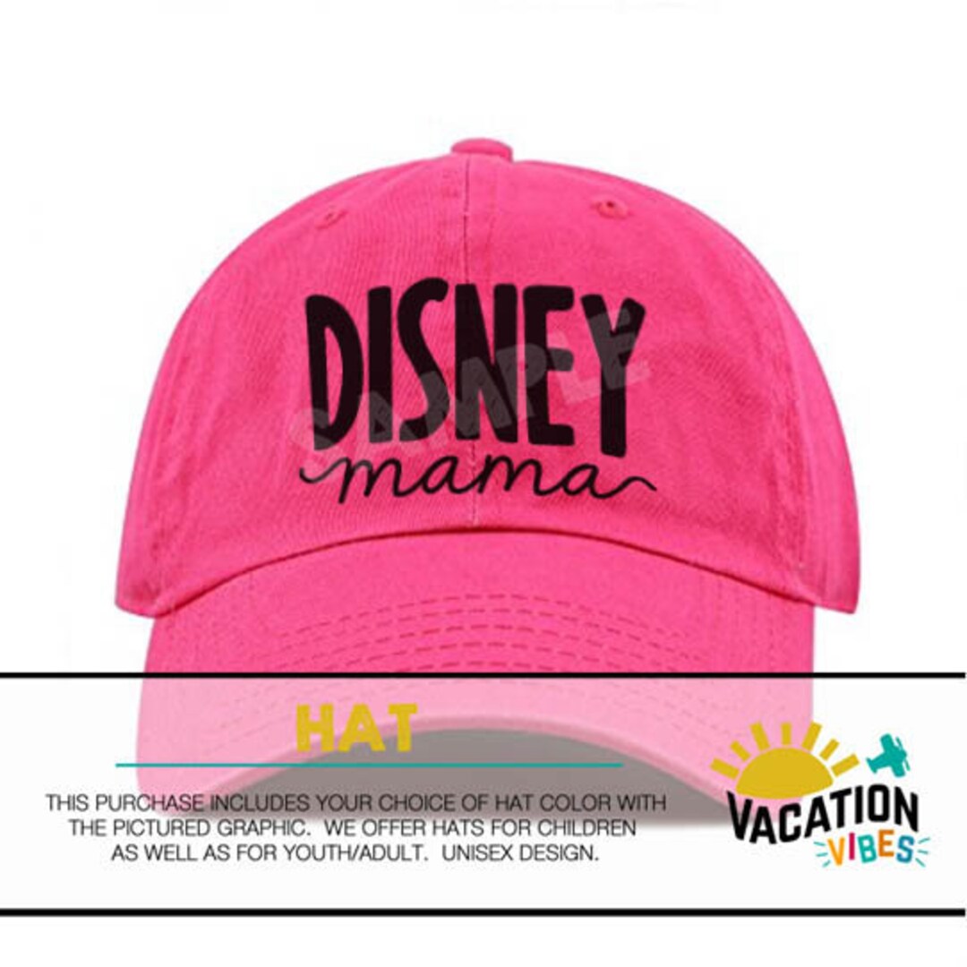 Disney Mama Hat Disneyland Baseball Cap Disney Mom Fan Mother's Day ...