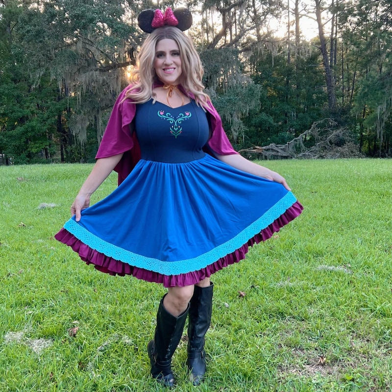 Frozen Anna Dress Etsy