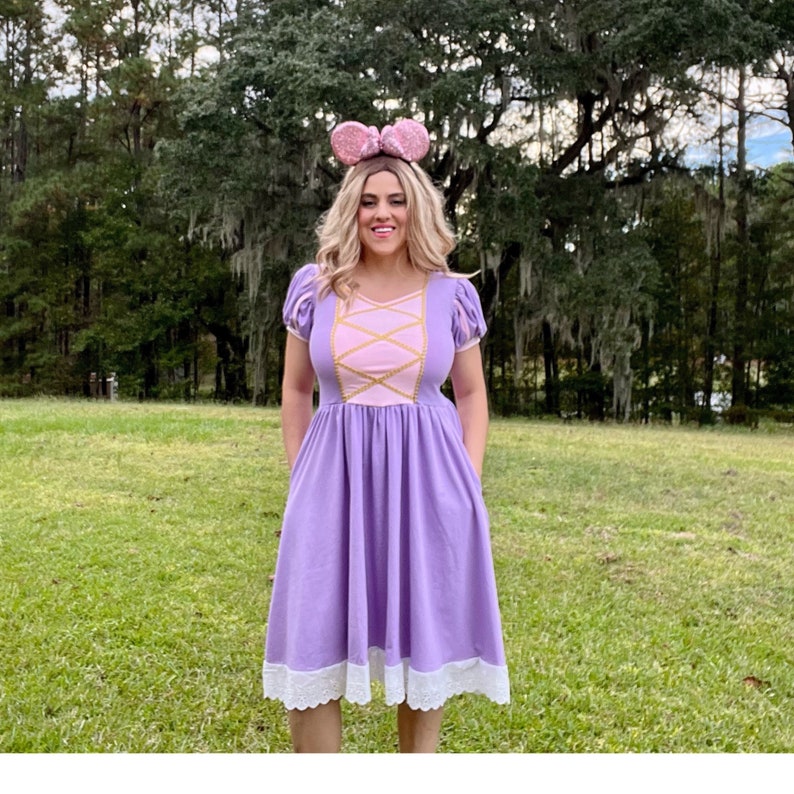 Rapunzel Adult Dress Rapunzel Women's Dress Tangled - Etsy
