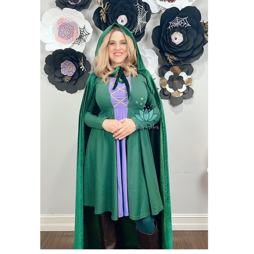 Hocus Pocus Winnie Costume Sanderson Sisters Winnie Adult Dress Witch ...