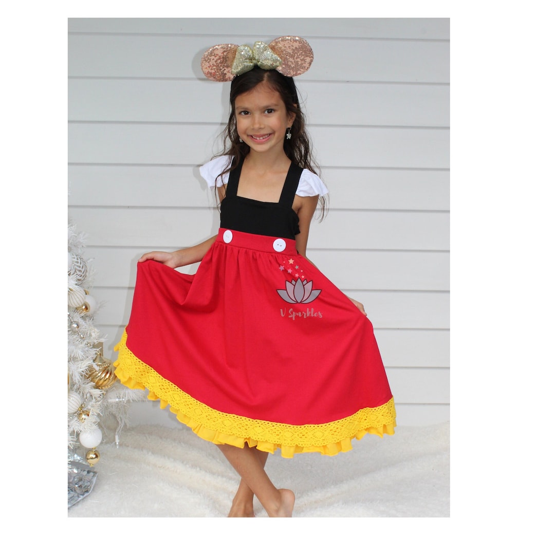 Mickey Dress for Girls and Toddlers, Mickey Twirl Dress, Mickey Dress ...
