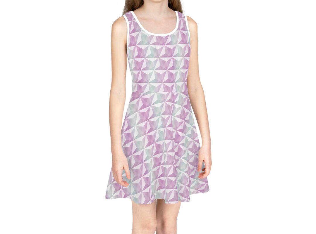 Spaceship Earth Girls Dress, Park Dress, Epcot-inspired Dress - Etsy