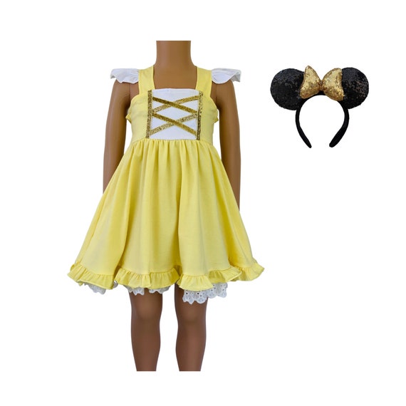 Princess Belle dress for girls and toddlers Belle Birthday | Etsy