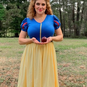 Snow White Inspired Dress, Snow White Women's Dress, Snow White ...