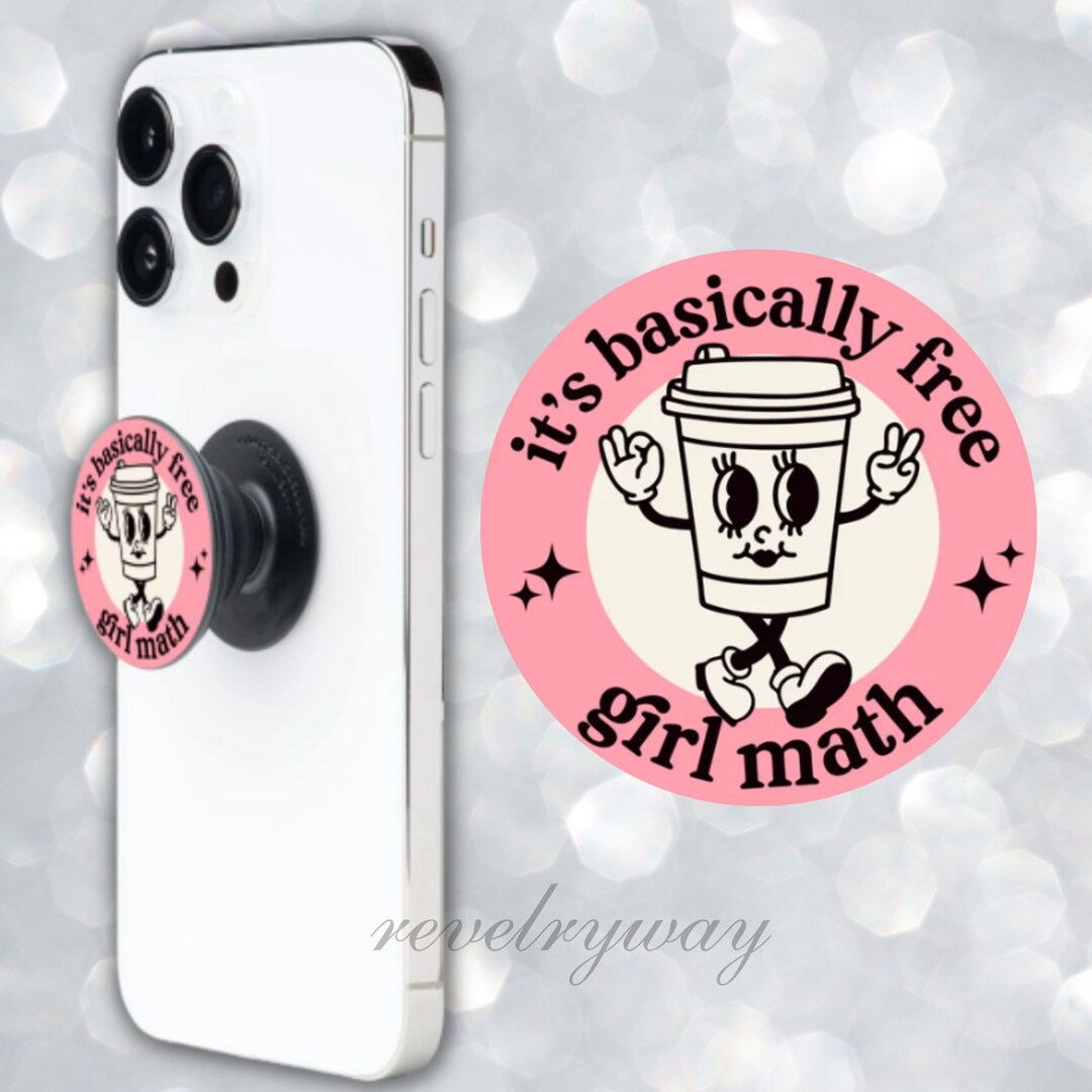 Girl Math Phone Grip - iPhone Android Kindle Accessory - Tik Tok - Etsy