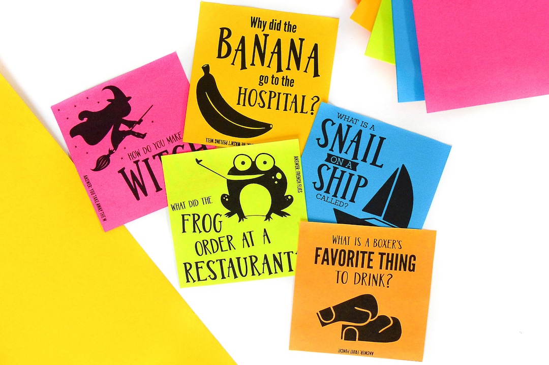 Kids Note Pack, Lunch Box Notes, Funny Sticky Note Printable Pack ...