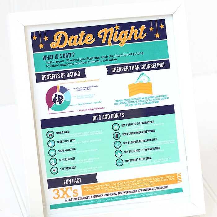 Date Night Planner, Date Night Kit, at Home Date Night, Instant ...