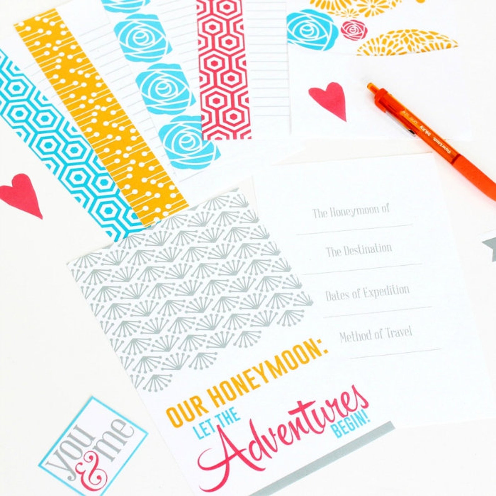 Honeymoon Kit Honeymoon Gift Instant Download Newlywed | Etsy