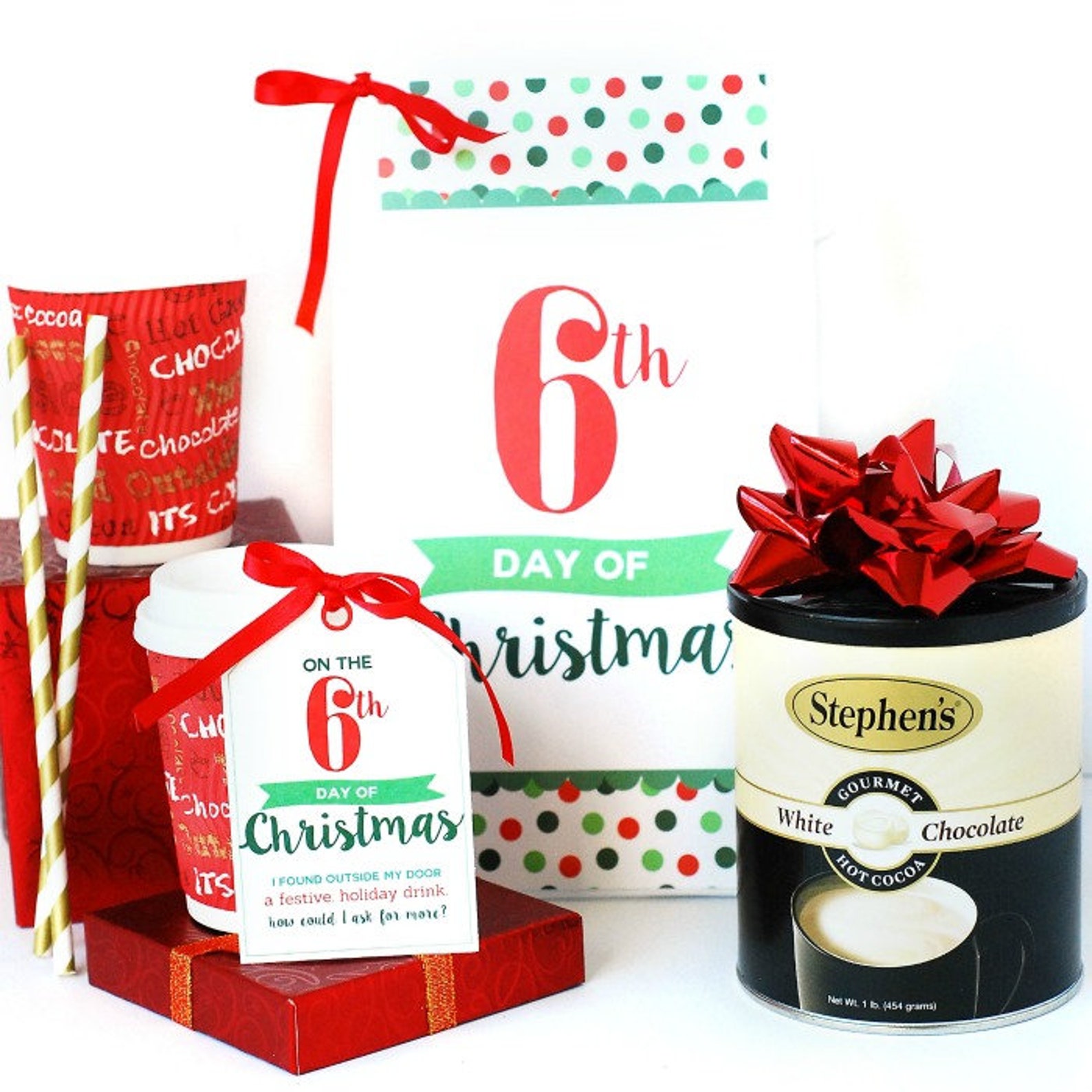 Christmas Countdown, 12 Days of Christmas, Neighbor Gift, Digital ...