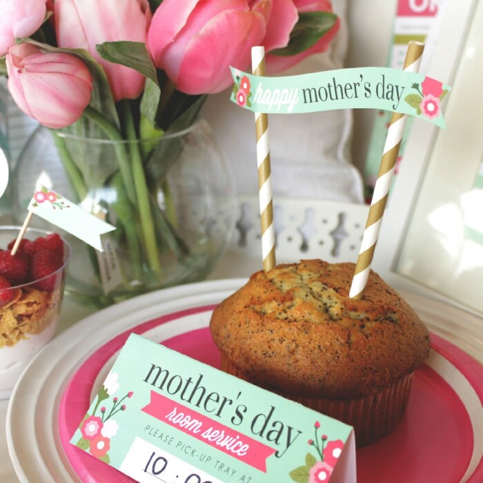 Mother's Day Breakfast in Bed, Digital Product, for Her, for Mom ...