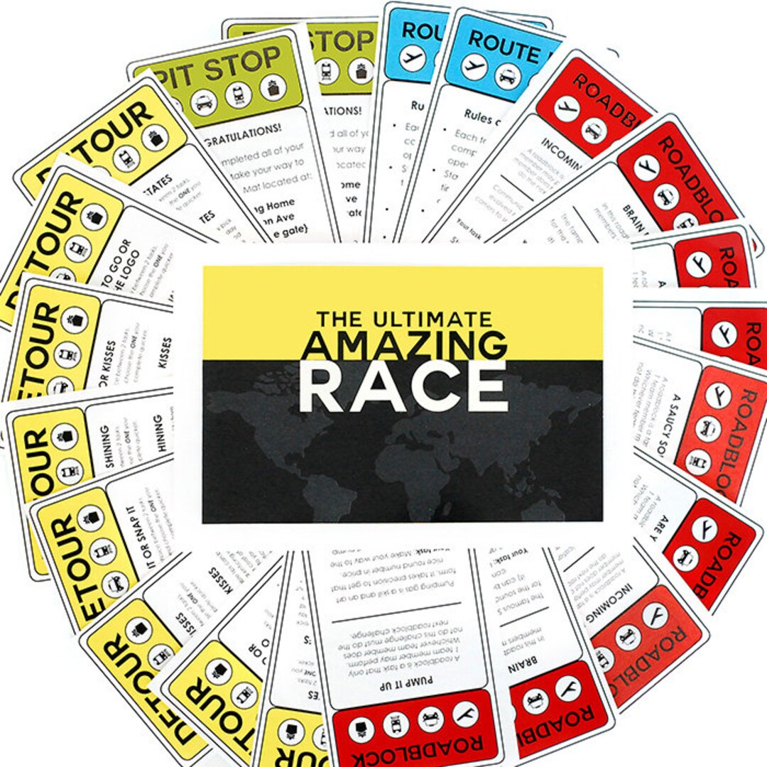 Amazing Race Game, Group Date Idea, Family Gathering Idea, Digital ...