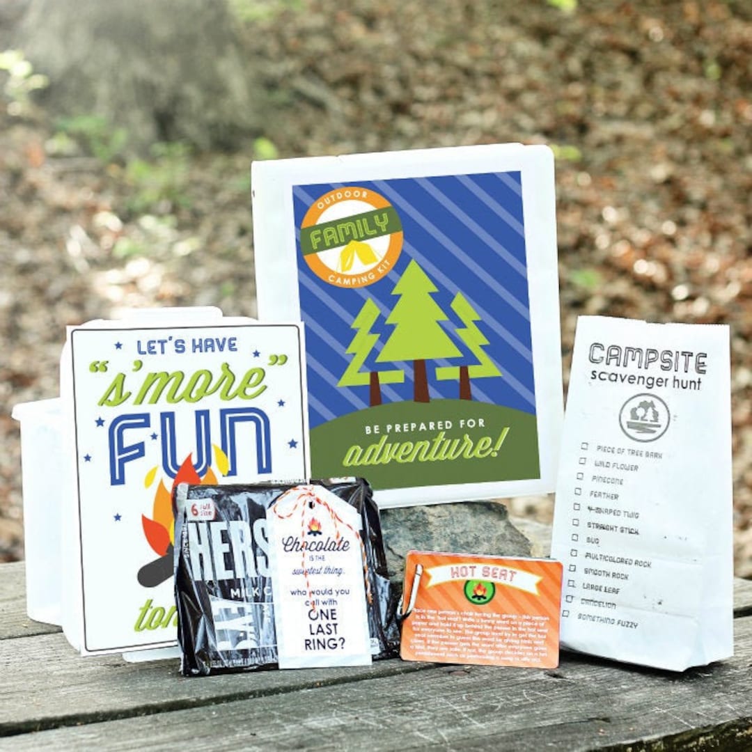 Camping Activities Binder, Digital Product, Scavenger Hunts, Camp Games ...