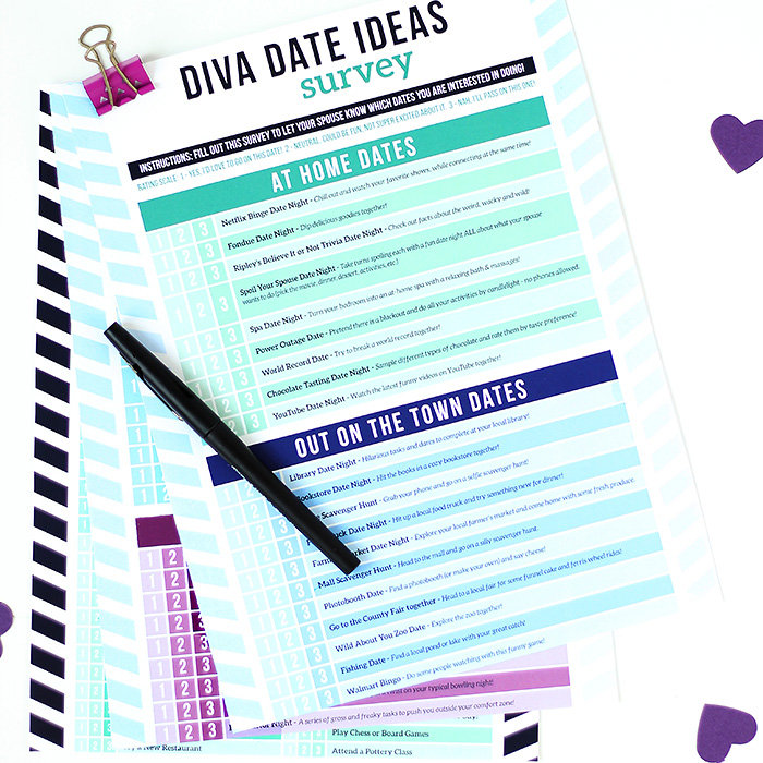 Date Night Planner, Date Night Kit, at Home Date Night, Instant ...