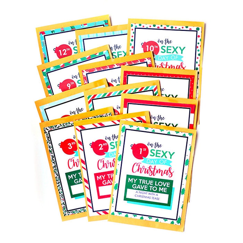 12 Days of Christmas Gift, Bedroom Edition, Christmas Countdown, Gift ...