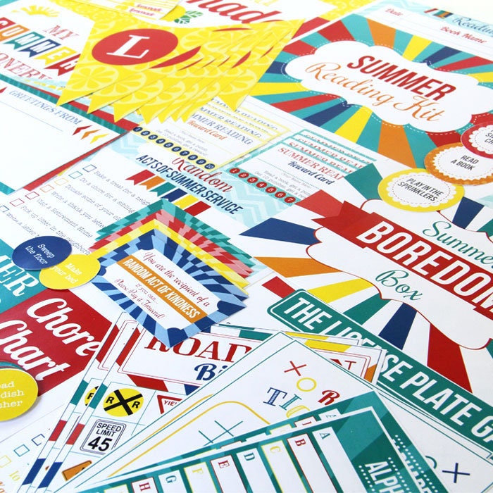 Boredom Busters, Boredom Buster Box, Summer Reading, Road Trip Games ...