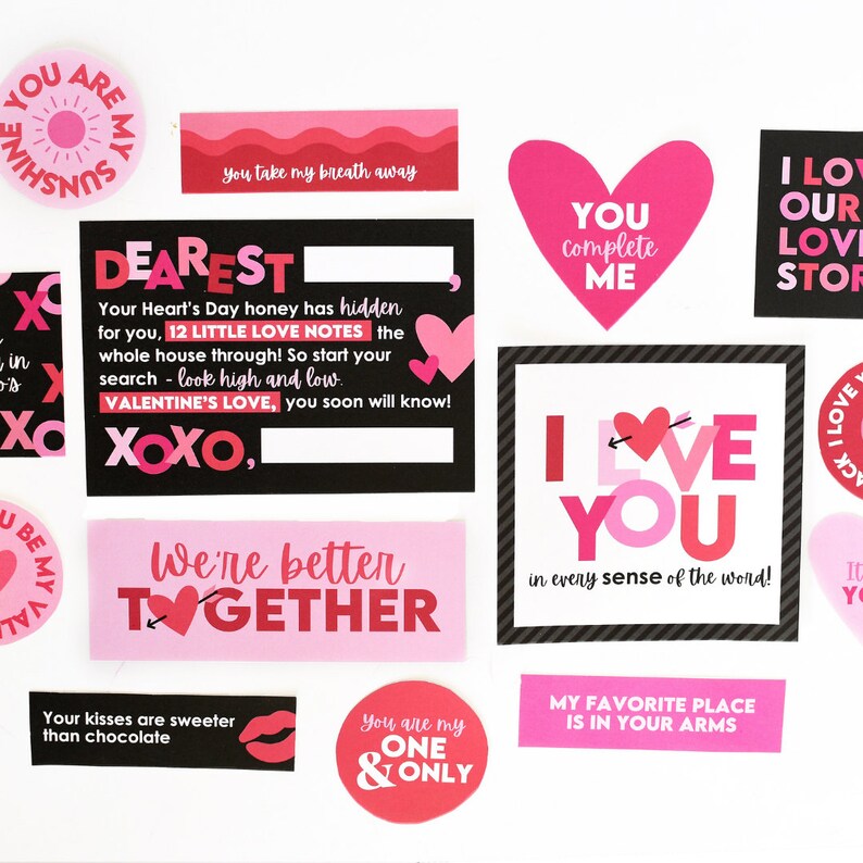 5 Senses Gift, Valentine's Edition, Digital Download, Valentine's Gift ...