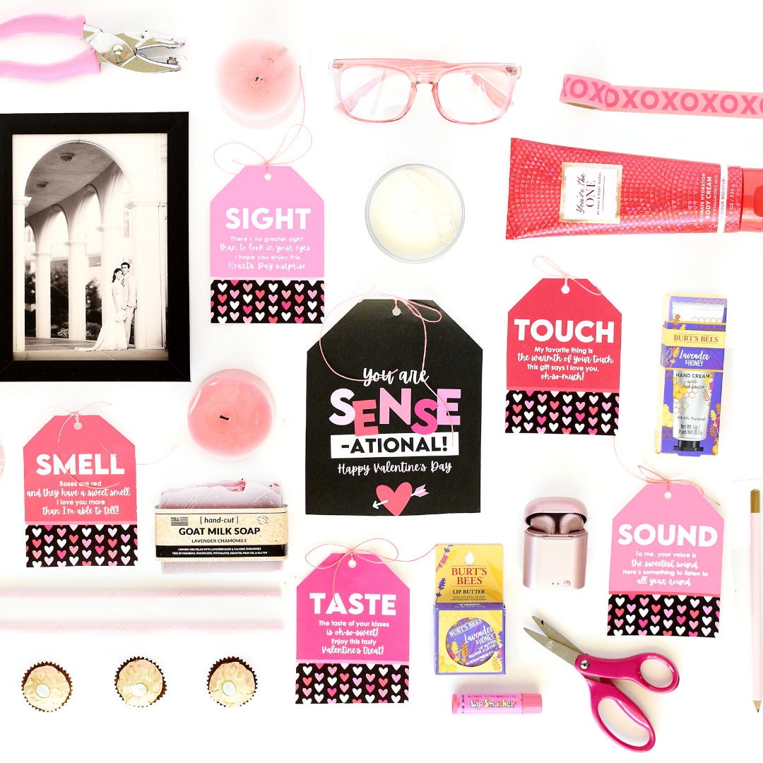 5 Senses Gift, Valentine's Edition, Digital Download, Valentine's Gift ...