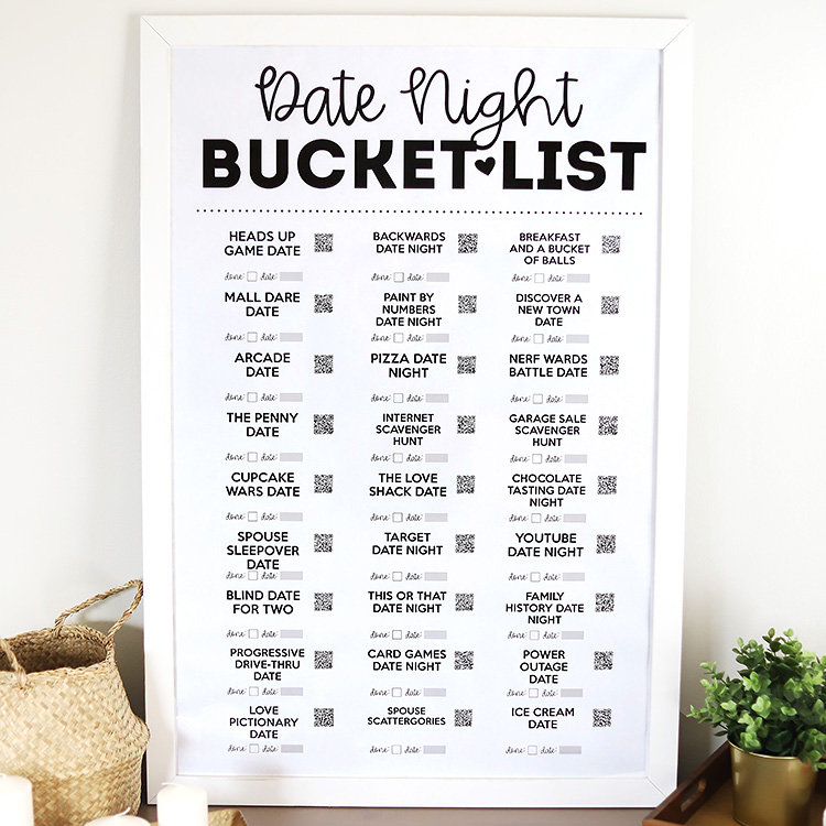 Bucket List for Couples, Date Night Ideas, Bucket List, for Him, for ...