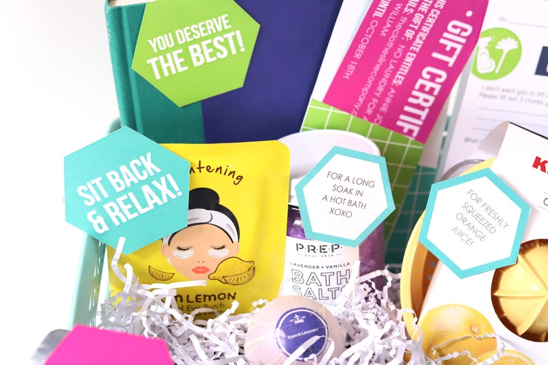 Acts of Service Gift Basket, Anniversary Gift, Gift for Him, Instant ...