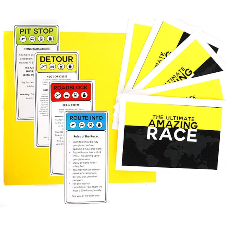 Amazing Race Game, Halloween Party, Group Date Idea, Family Reunion ...