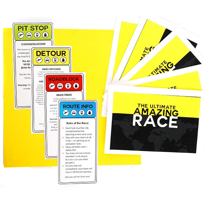 Amazing Race Game, Group Date Idea, Family Gathering Idea, Digital ...