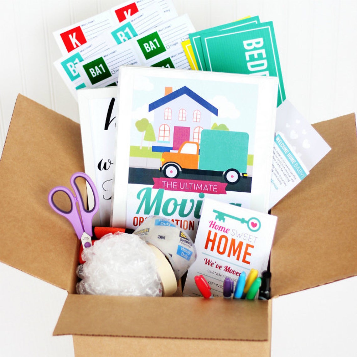 Moving Kit, Moving Checklist, Moving Box Labels, Moving Announcement ...