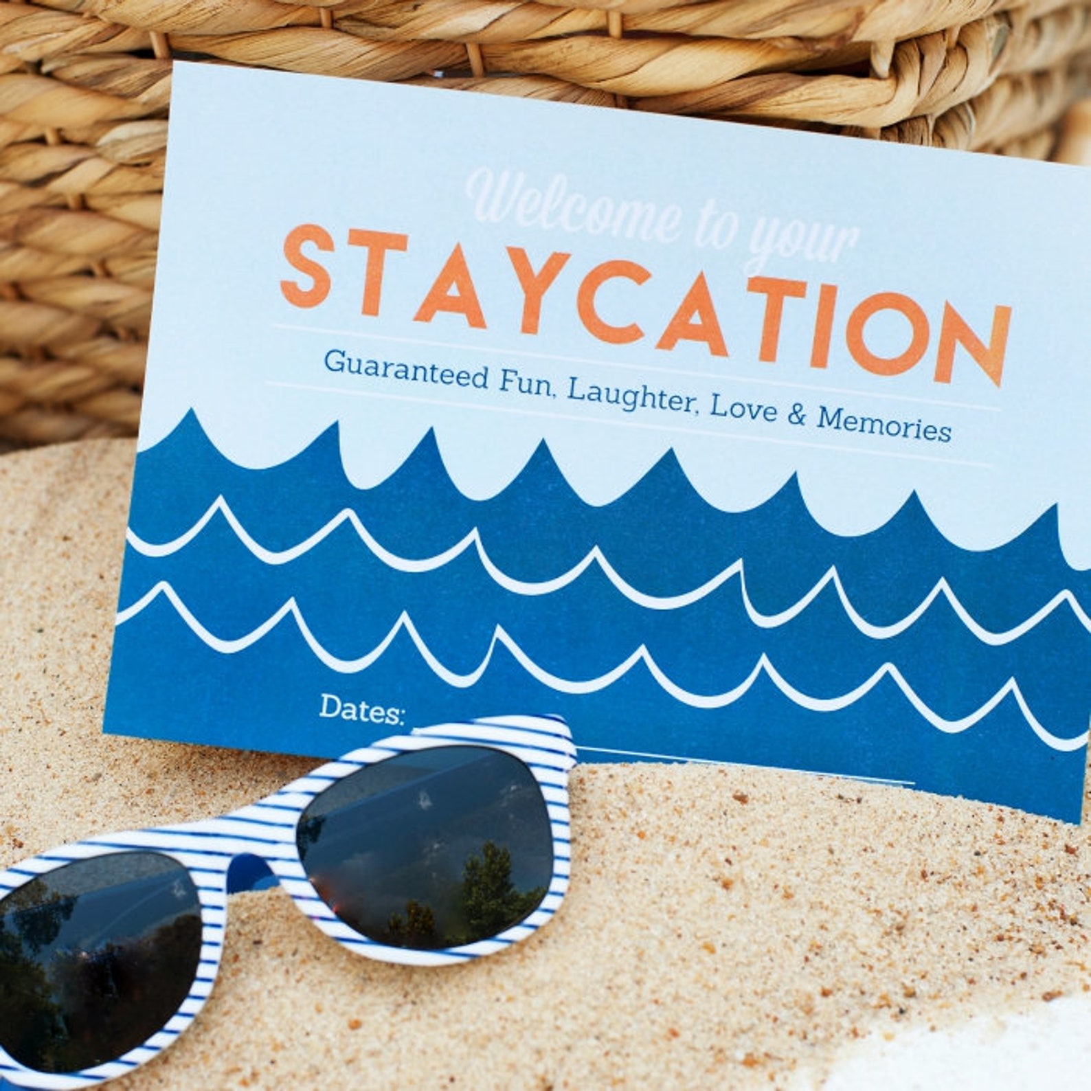 Staycation Pack, Staycation Planning, Trip Itinerary, Postcard ...