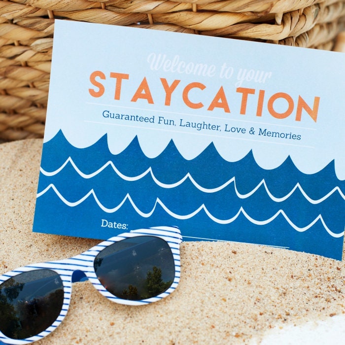 Staycation Pack, Staycation Planning, Trip Itinerary, Postcard ...