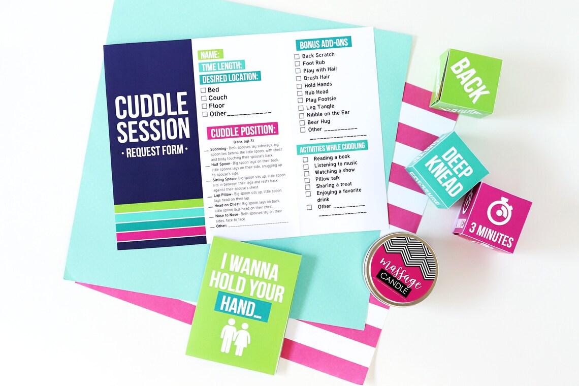 Physical Touch Gift Basket, Anniversary Gift, for Him, Instant Download ...