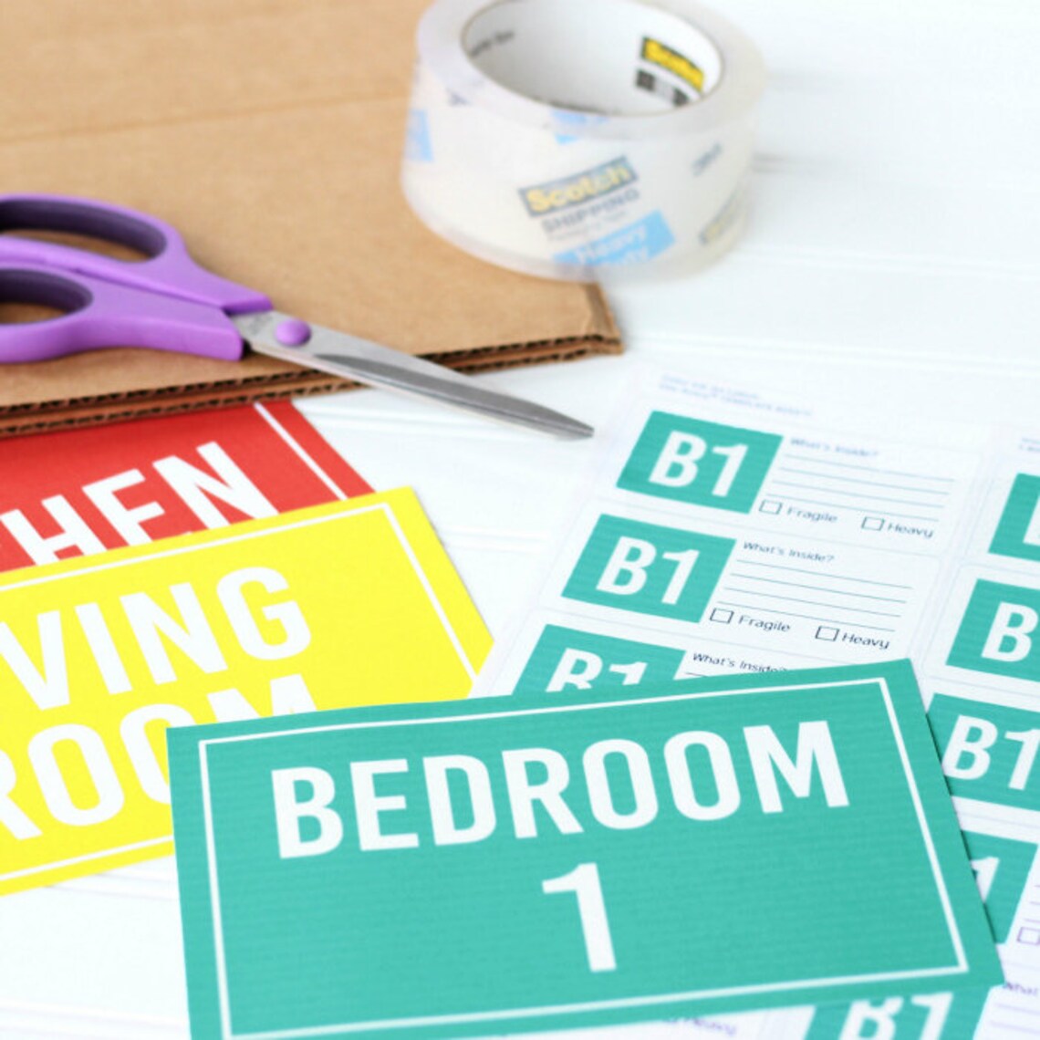 Moving Kit, Moving Checklist, Moving Box Labels, Moving Announcement ...