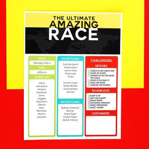 Amazing Race Game, Group Date Idea, Family Gathering Idea, Digital ...