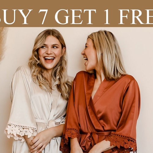 Vintage Garden Floral Bridesmaid Robes Bohemian Wedding Robe | Etsy