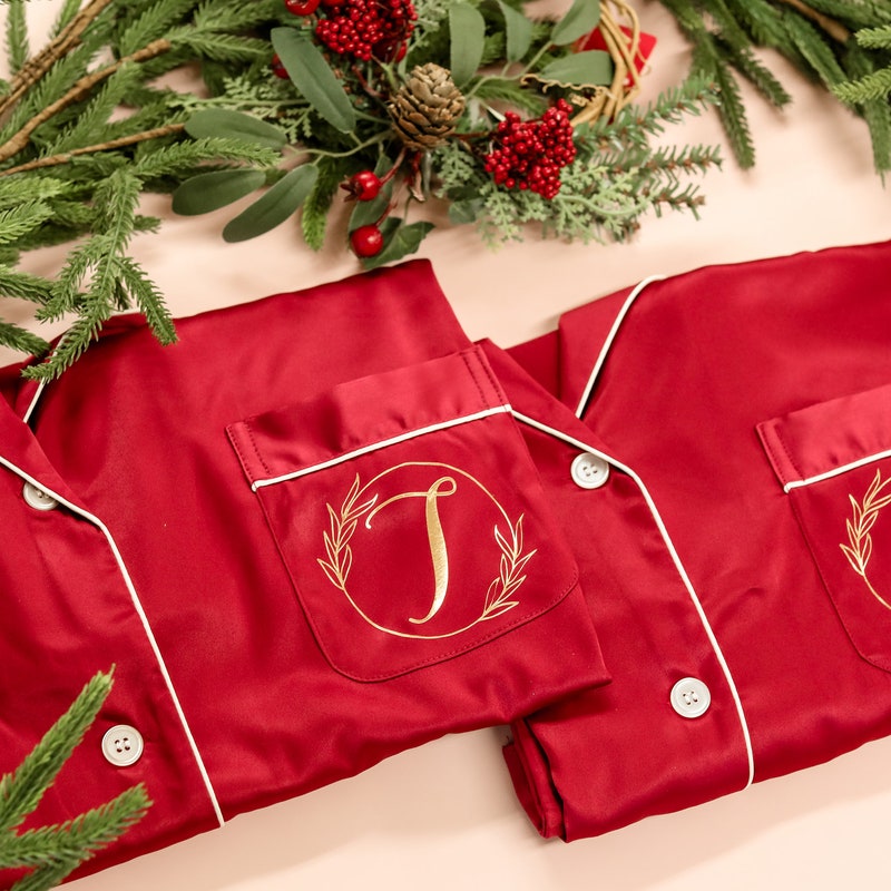 Monogrammed Pajamas - Etsy