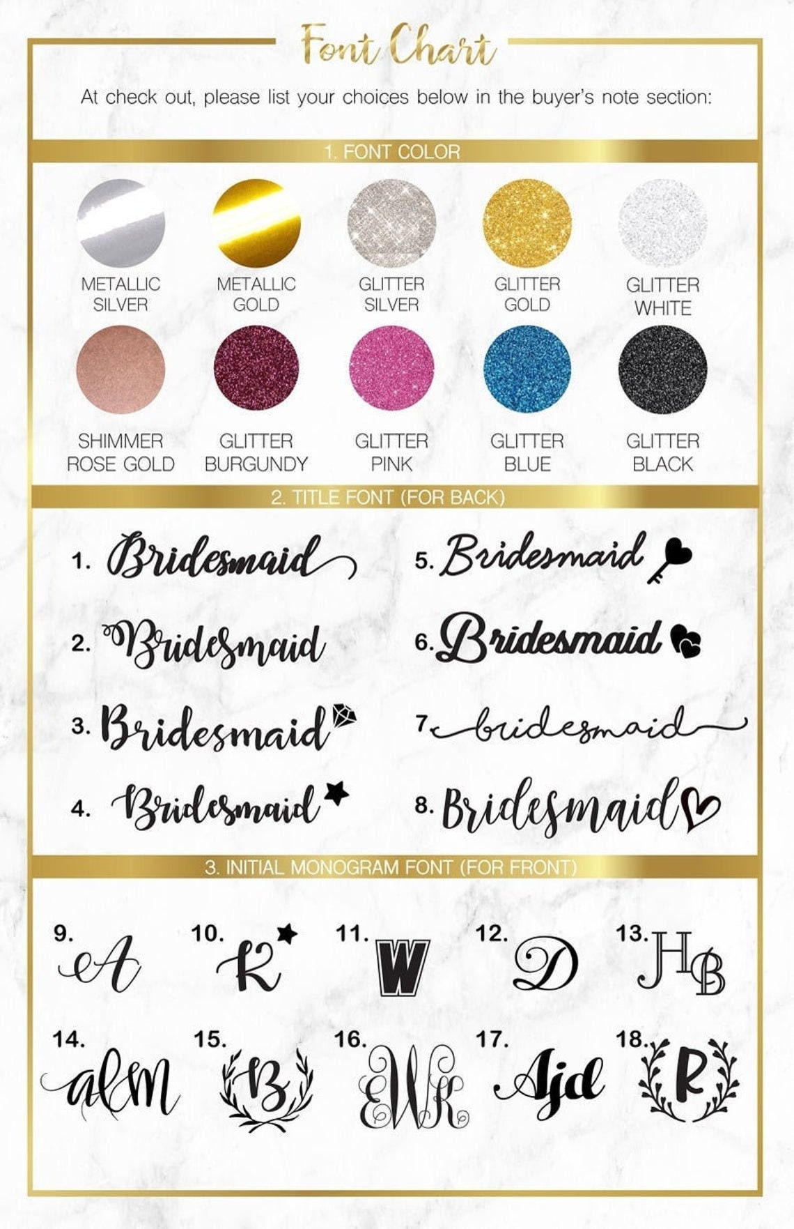 Extra Font Color and Font Style - Etsy