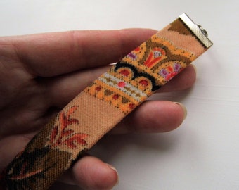 Fabric bracelet | Etsy