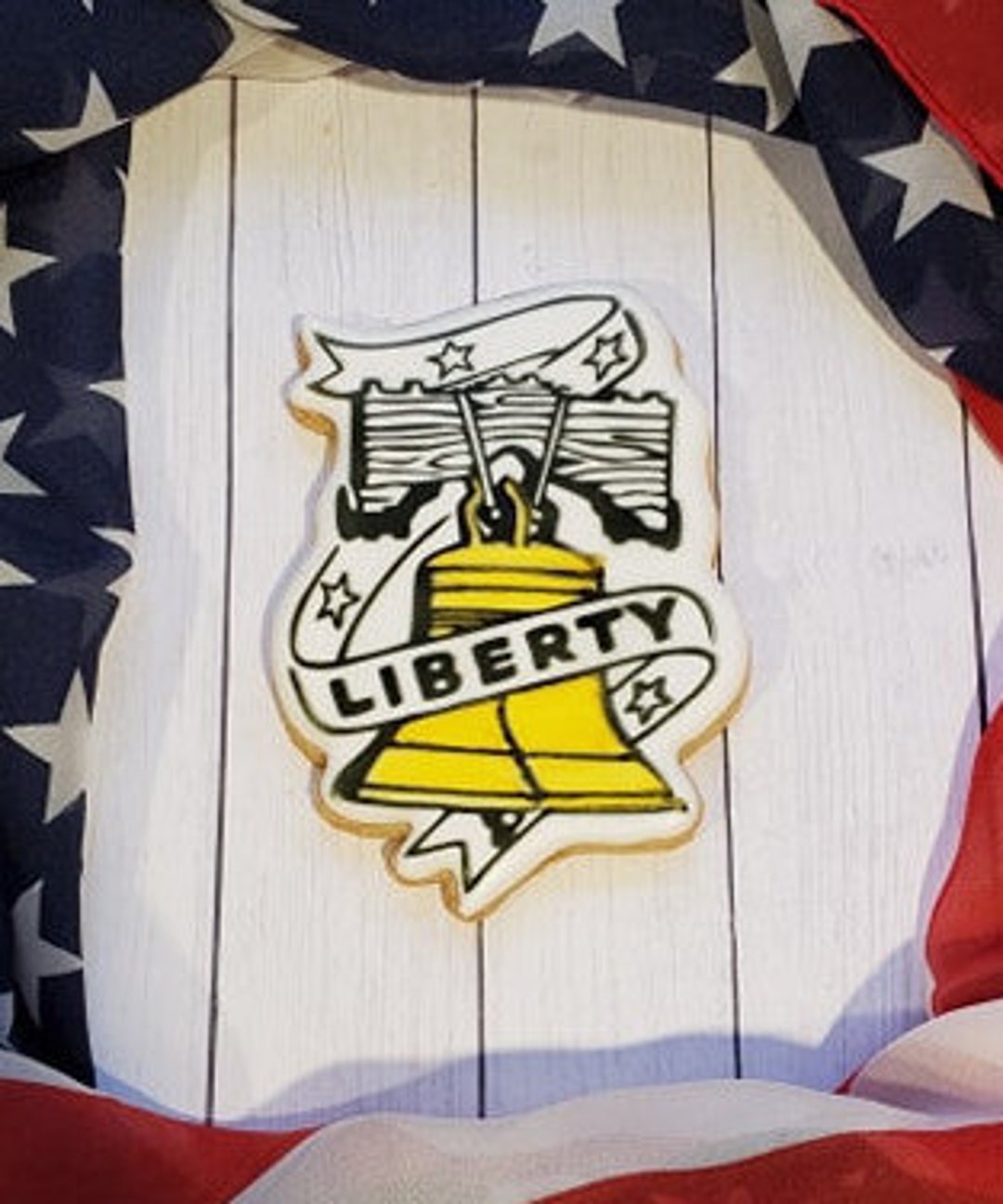 Liberty Bell Cookie Cutter and Stencil - Etsy