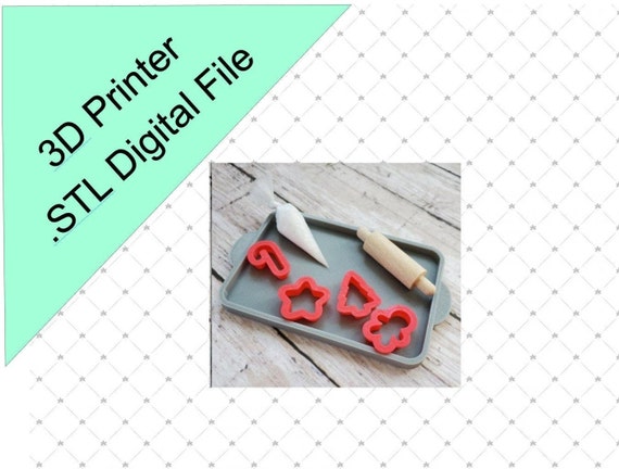 Mini Christmas Baking Prop STL Files DIGITAL ONLY | Etsy
