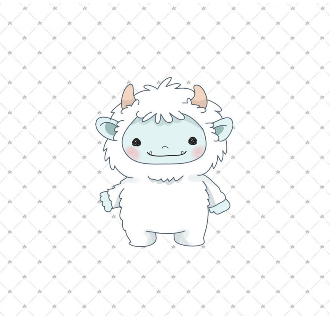 Yeti Abominable Snowman Cookie Cutter - Etsy
