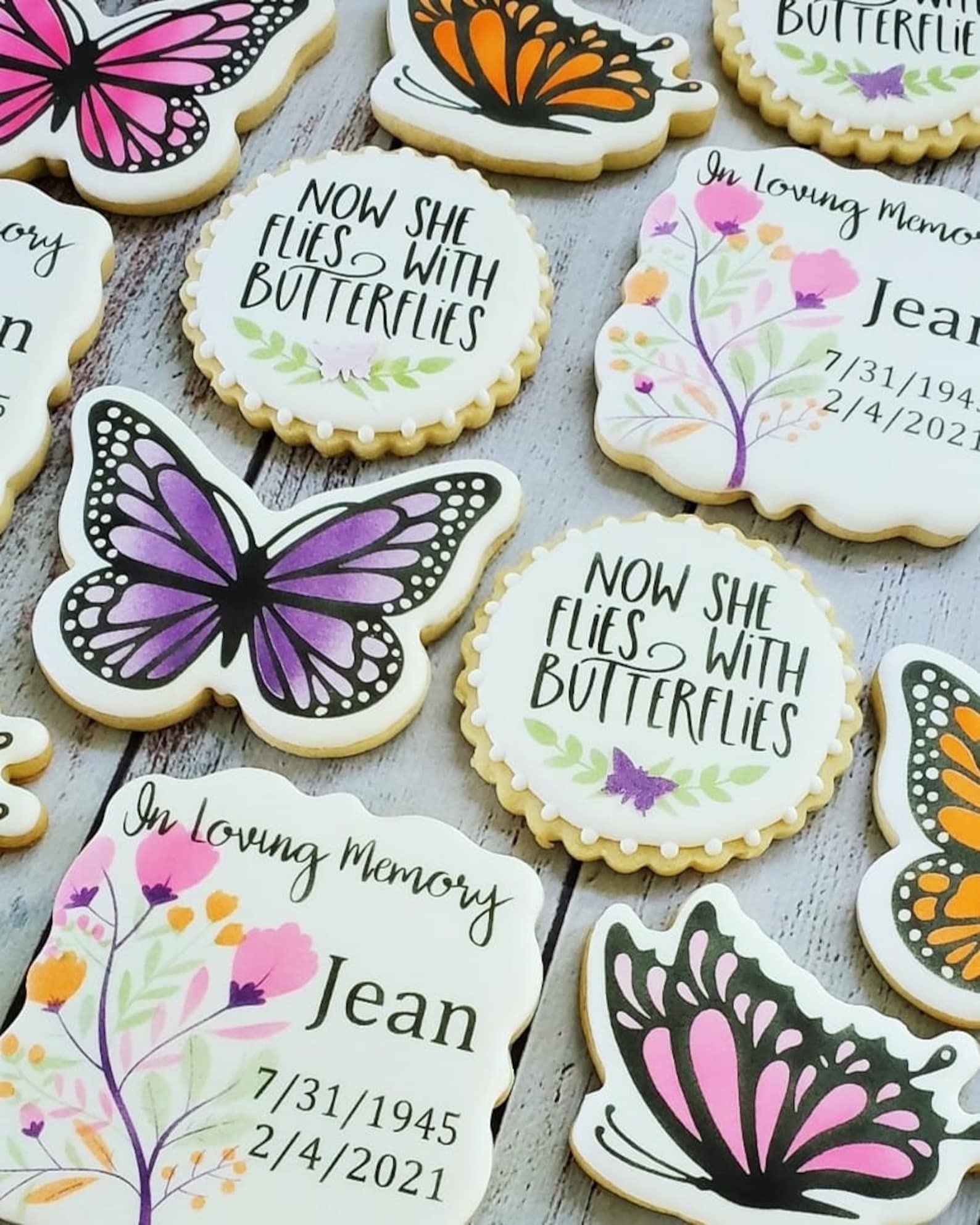 In Loving Memory Cookie Stencil - Etsy