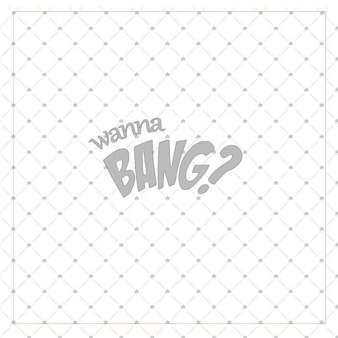 Wanna Bang Silk Screen Cookie Stencil - Etsy