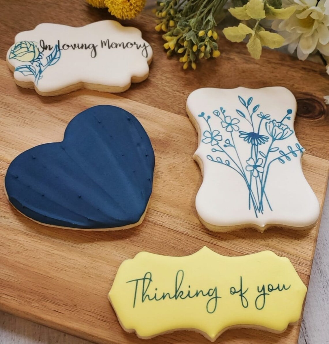 In Loving Memory Cookie Stencil - Etsy