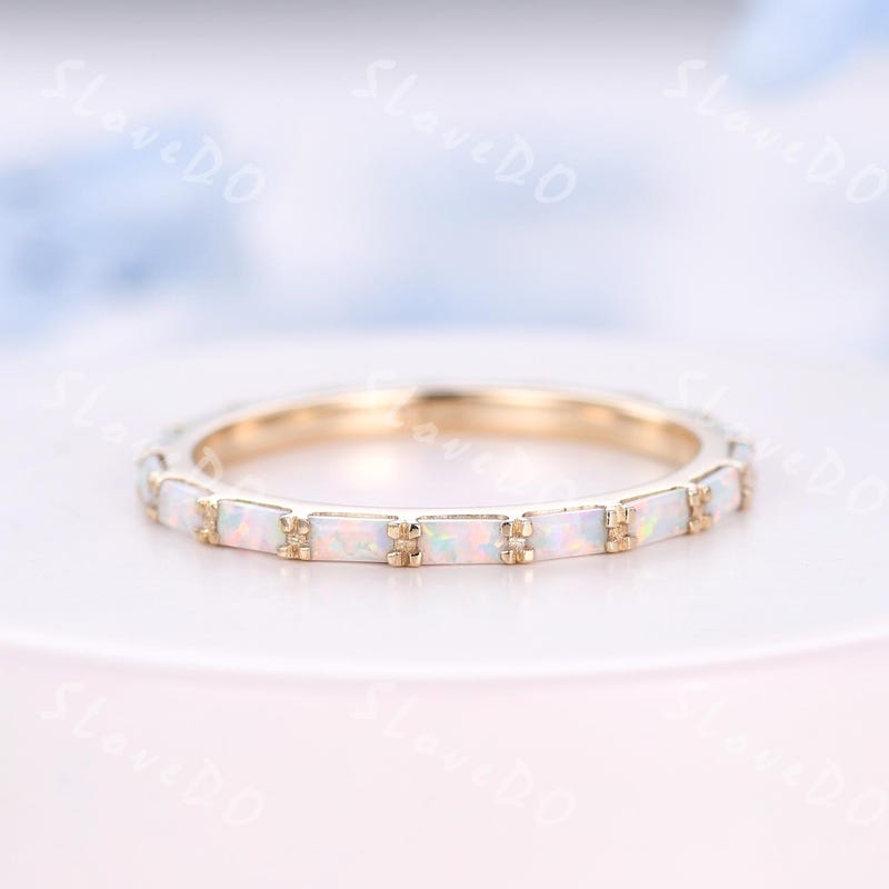 Opal Stacking Ring - Etsy