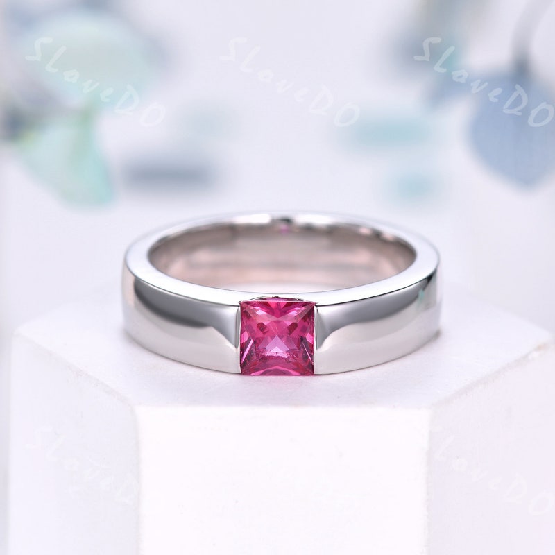 Tungsten Ruby Ring - Etsy