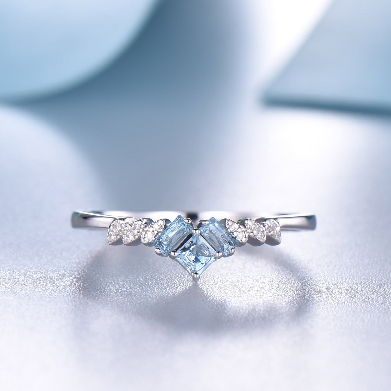 Topaz Ring for Women14k Solid Gold Ringtopaz and Diamond - Etsy